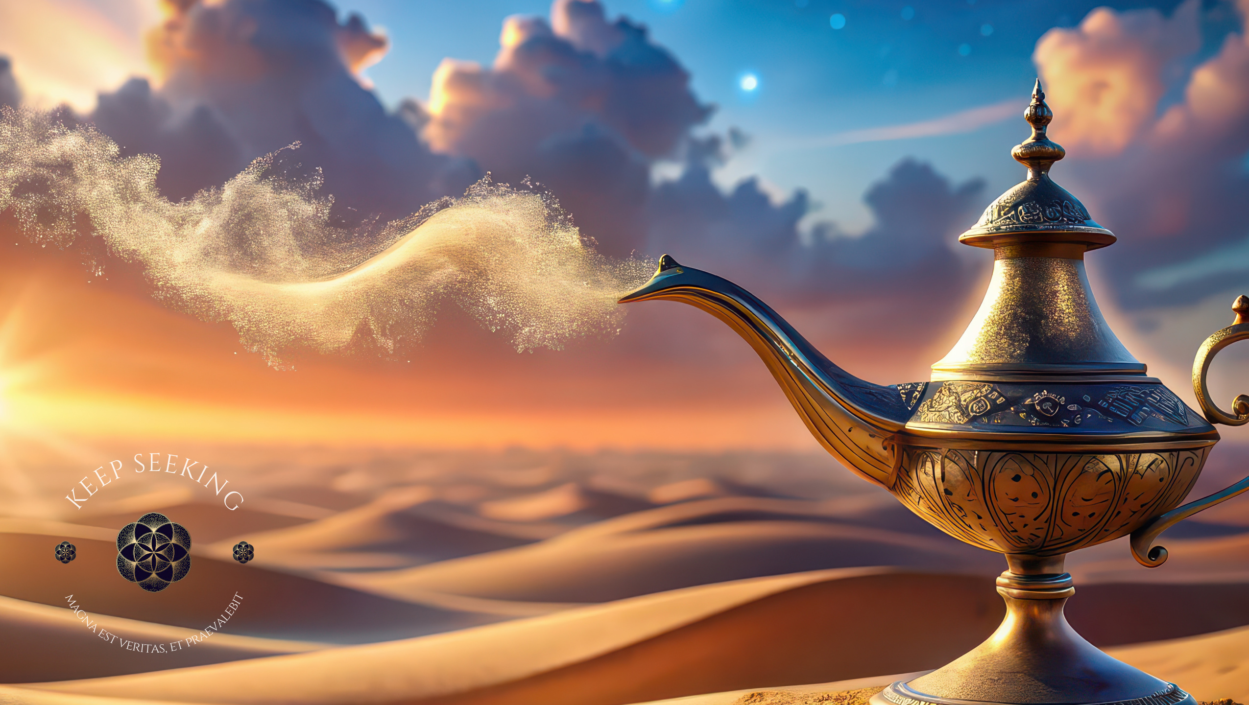 YOU ARE THE GENIE - KEEP SEEKING